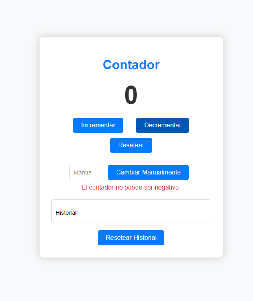Práctica - Contador · Funval International